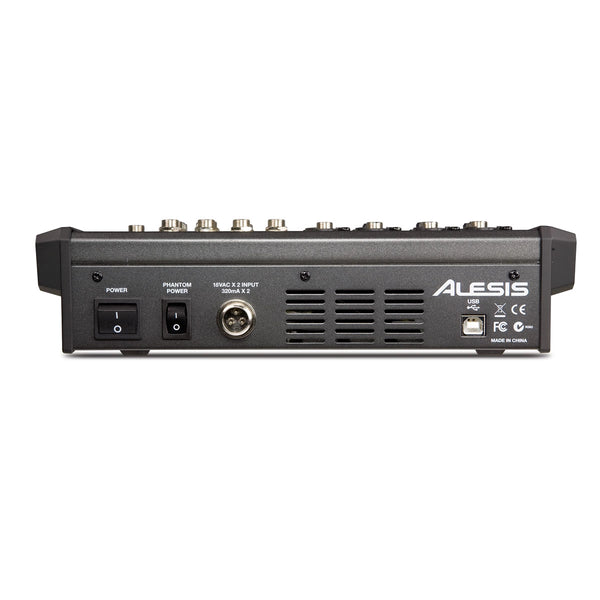 Alesis MULTIMIX 8 USB FX 8 Channel Mixer/USB Audio Interface – Spicer's ...